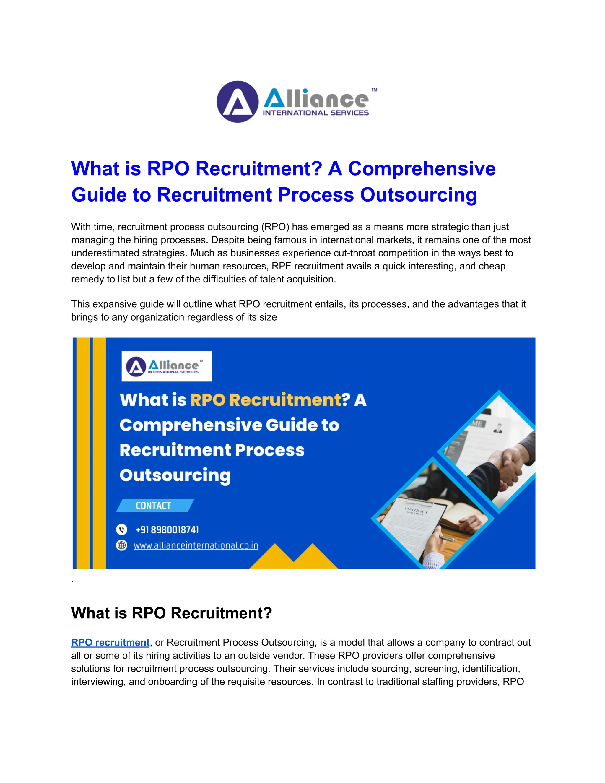 What is RPO Recruitment A Comprehensive Guide to Recruitment Process ...
