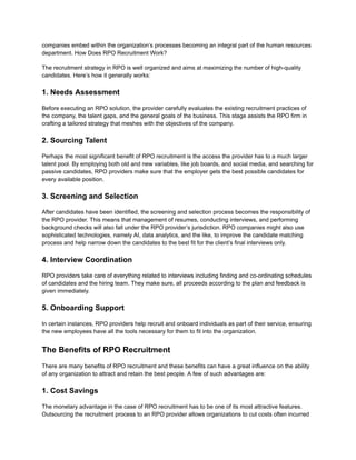 What is RPO Recruitment A Comprehensive Guide to Recruitment Process ...