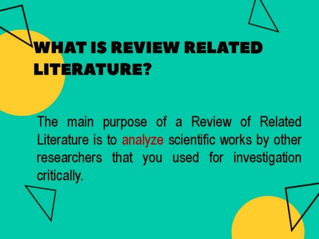 What is RRL? | PPT