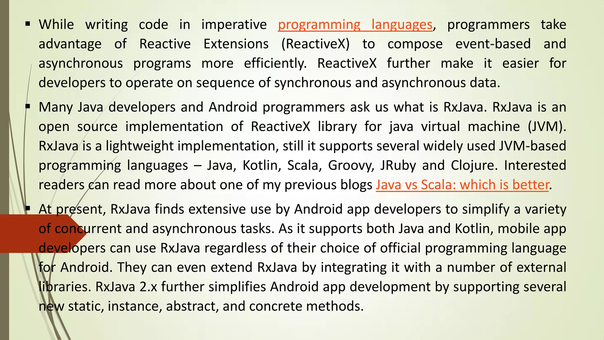 What is rxjava? | PPT