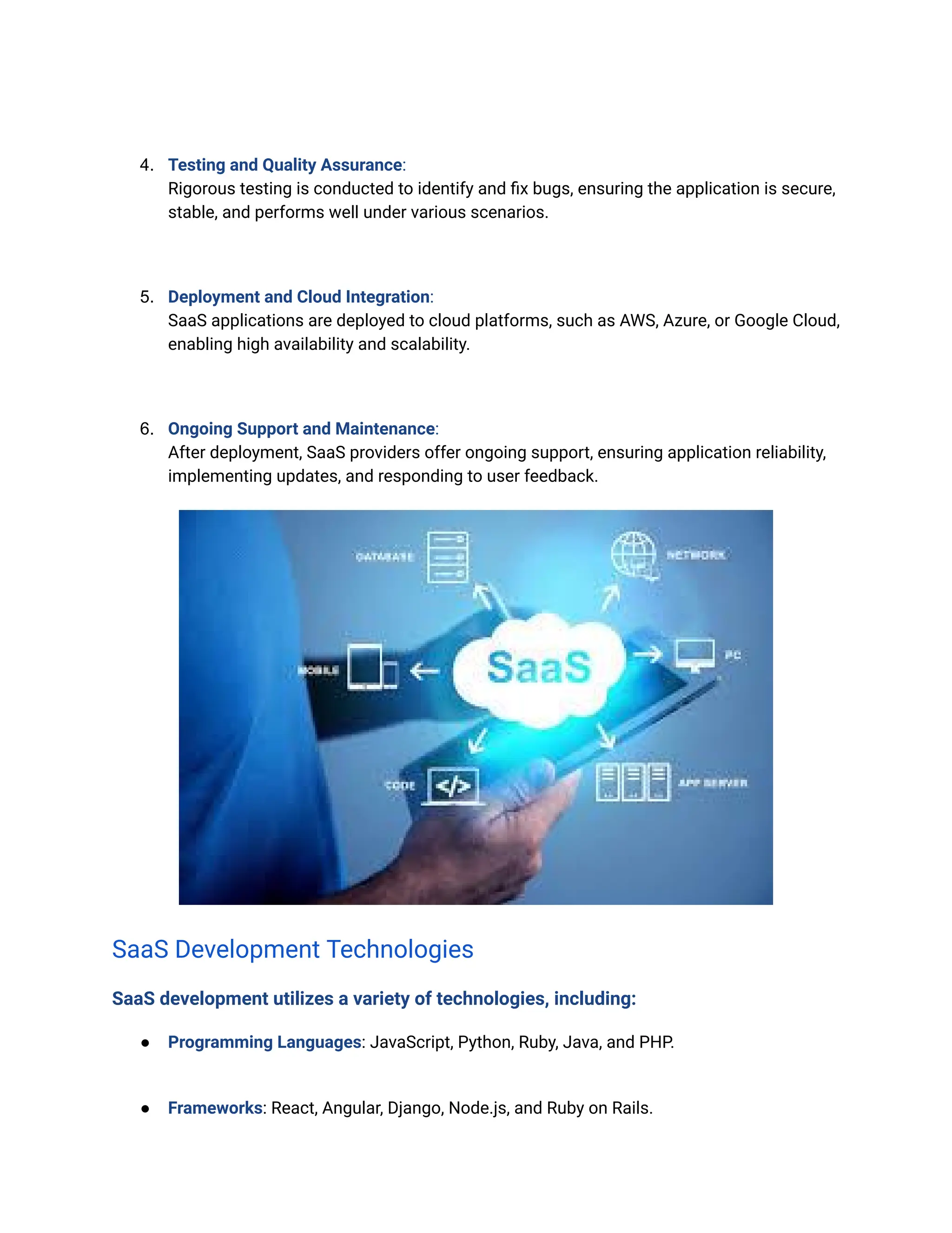 What is SaaS Development Services ? | PDF