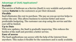 What is SAAS Explained SAAS Tutorial | PPTX