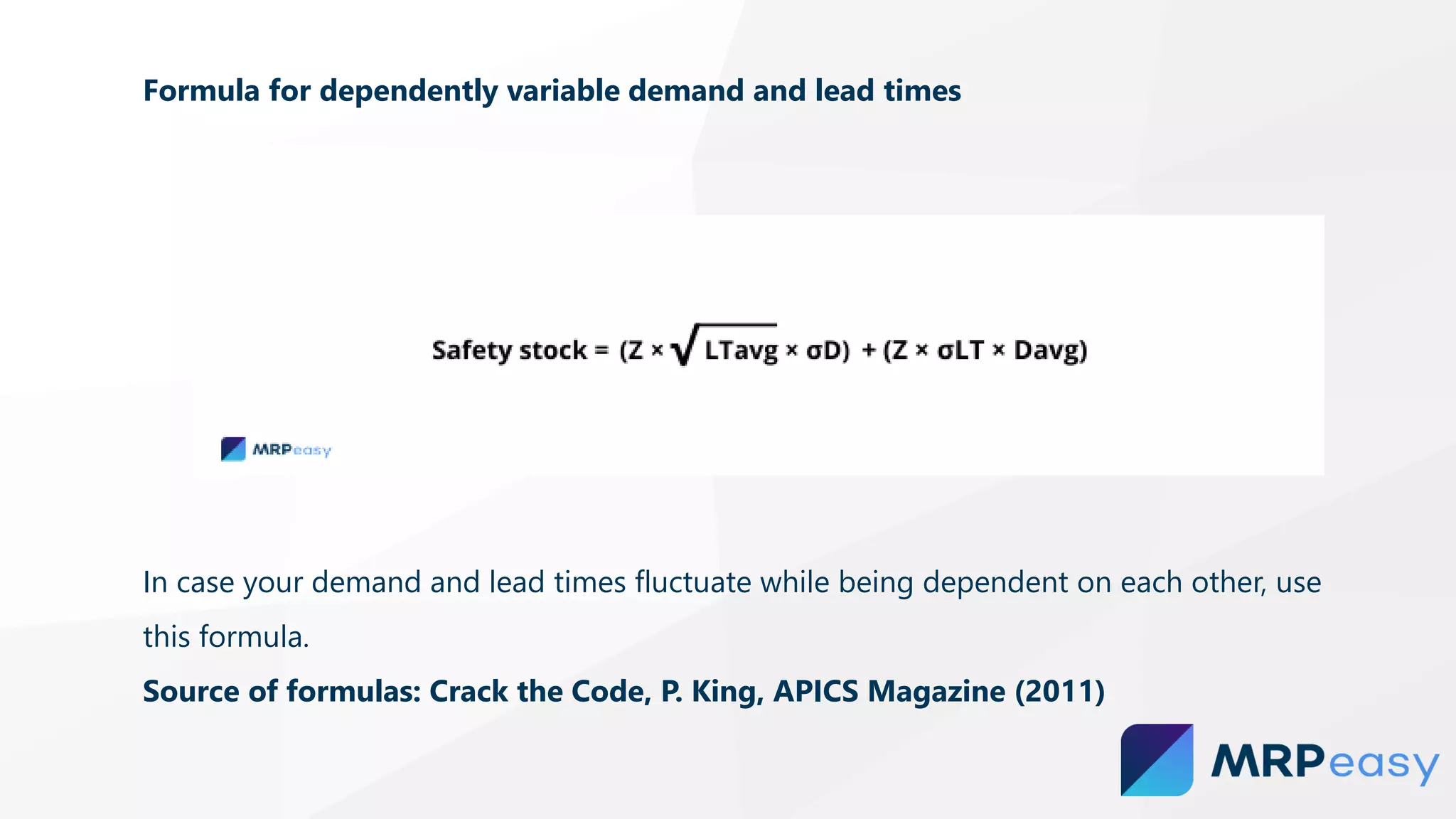 What is safety stock and how to calculate it? | PDF
