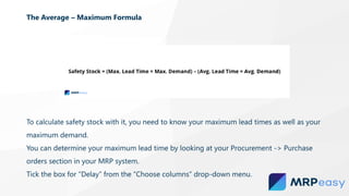 What is safety stock and how to calculate it? | PDF