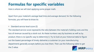 What is safety stock and how to calculate it? | PDF