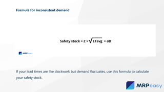 What is safety stock and how to calculate it? | PDF