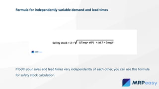What is safety stock and how to calculate it? | PDF