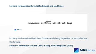 What is safety stock and how to calculate it? | PDF