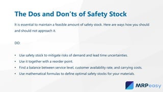 What is safety stock and how to calculate it? | PDF