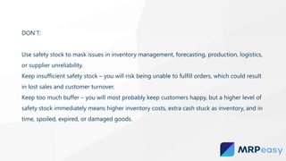 What is safety stock and how to calculate it? | PDF