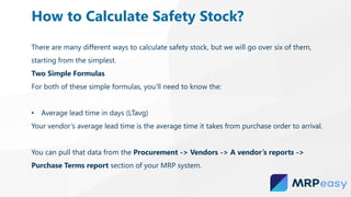 What is safety stock and how to calculate it? | PDF