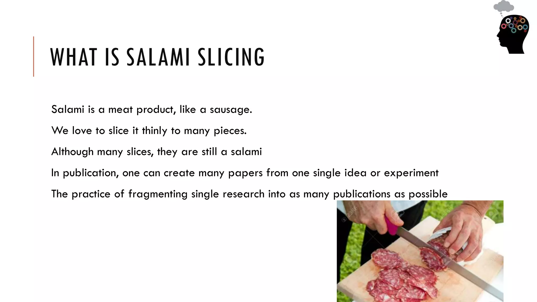What is salami slicing | PDF