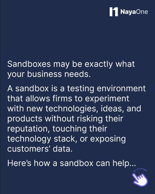 What is Sandbox and How Can Banks Benefits | PDF
