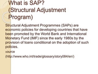 Structural Adjustment Program