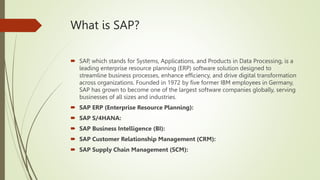 What is SAP and what are the uses of sAP?.pptx