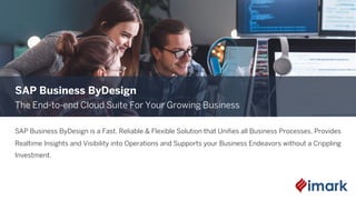 What is SAP Business ByDesign? | PDF