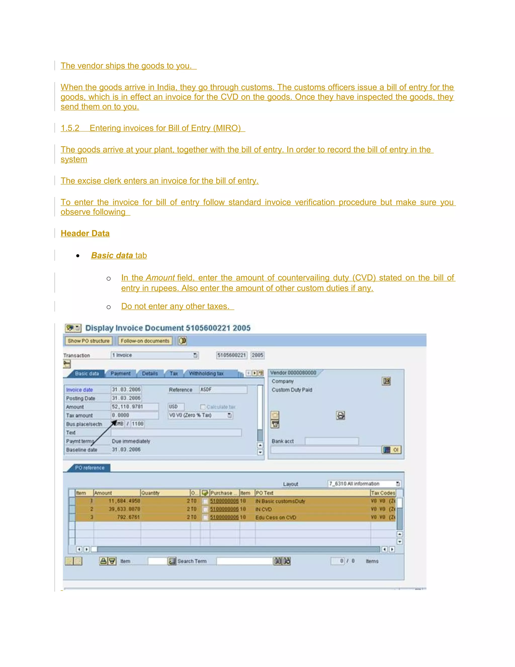 What is sap cin | DOC