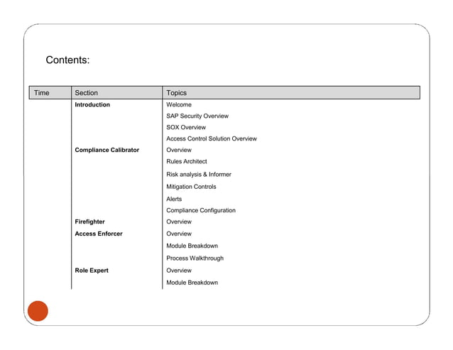 Sap GRC Basic Information | GRC 12 online training | PDF
