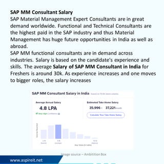 SAP MM Course in Bangalore with Placement – Aspire techsoft | PDF