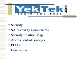 What is sap security | DOCX