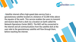 What is Satelite Internet | PPTX