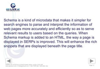 Schema org Attributes | What is schema | Benefits Of Schema org | PPTX