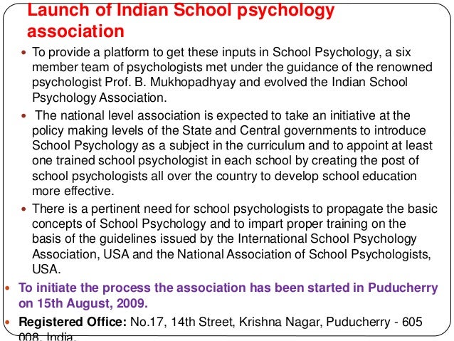 What is school psychology