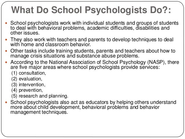 What is school psychology