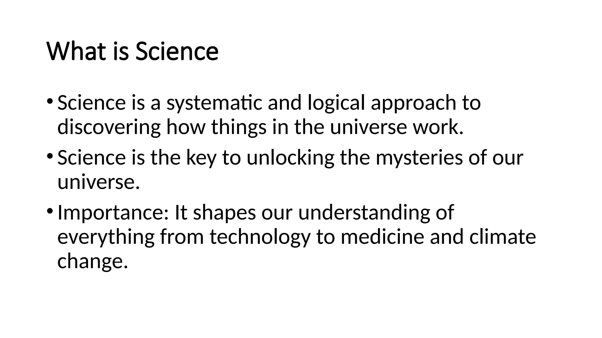 What is Science? What is Scientific Method | PPT