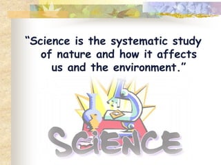 How Does Science Affect Us