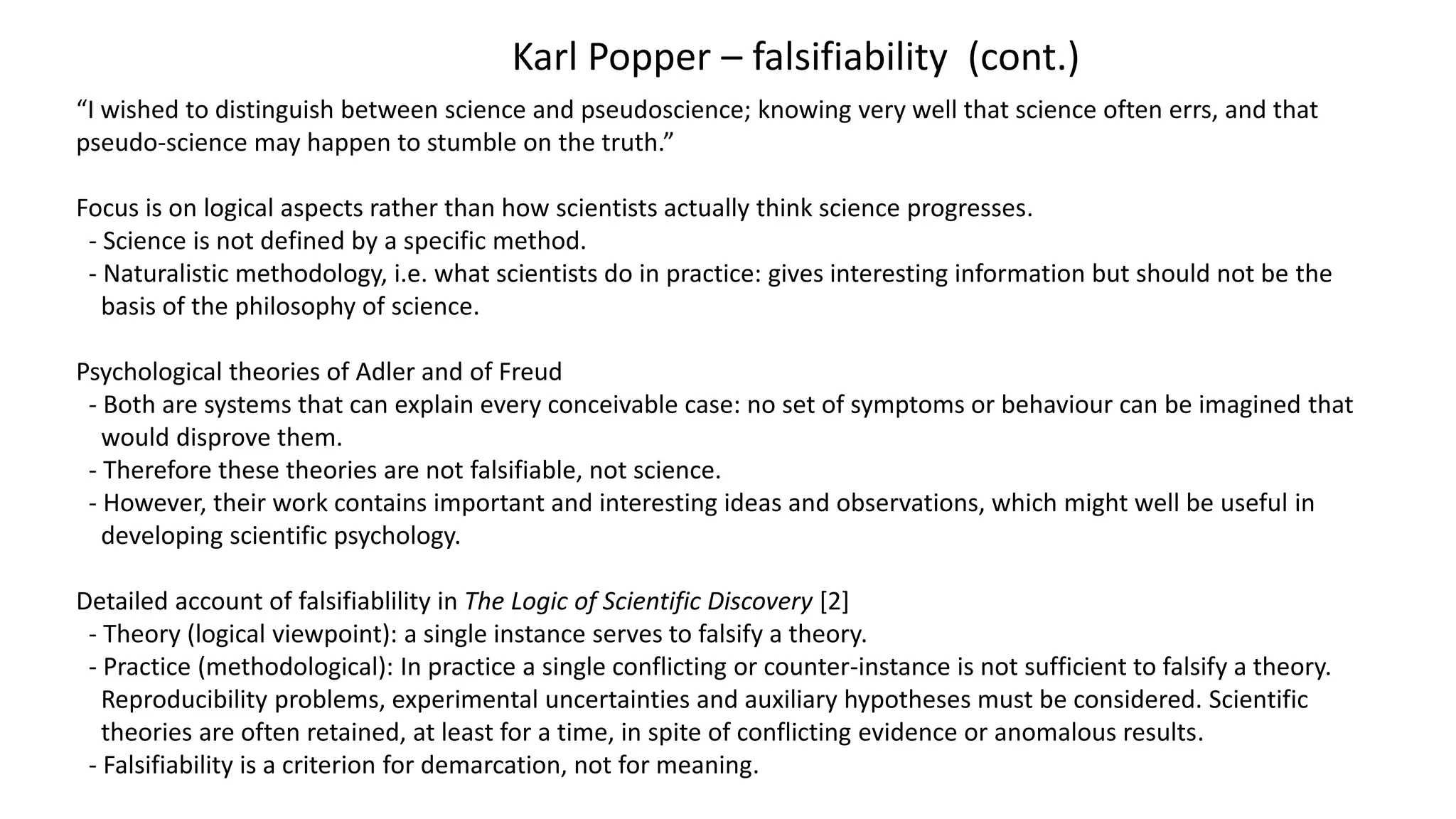 What is science? Science, pseudoscience, non-science | PDF