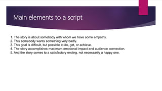 What is script writing | PPTX
