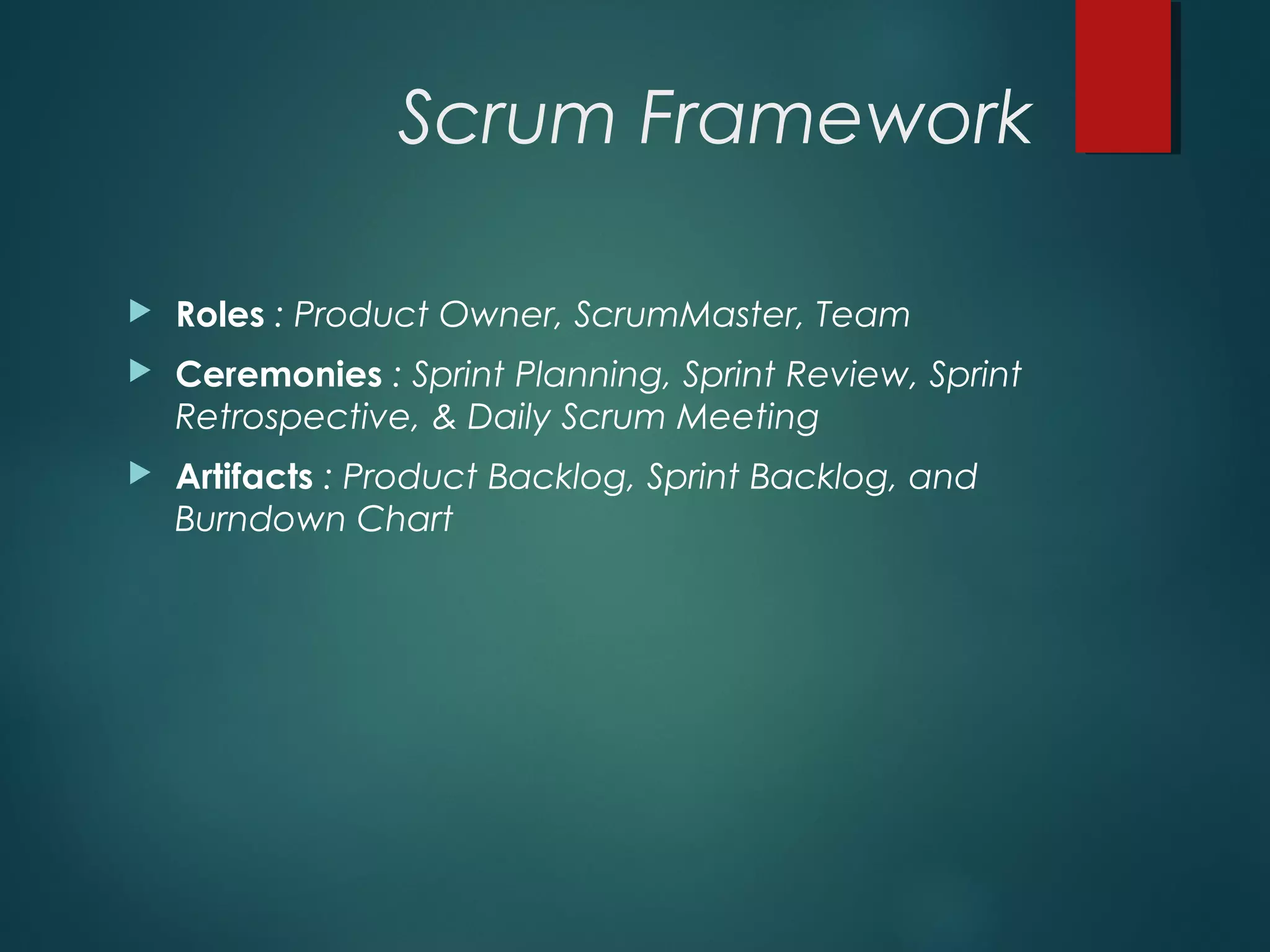 What is scrum in Agile methodology? | PPT