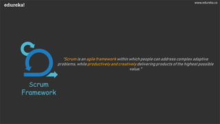 What is Scrum? Edureka | PDF