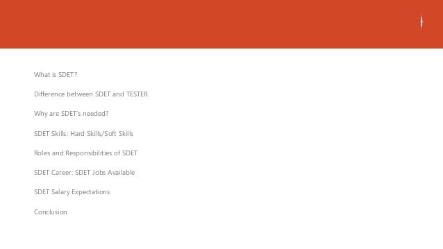 What is SDET The Role to Look For | PPTX