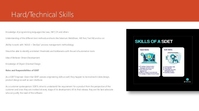 What is SDET The Role to Look For | PPTX