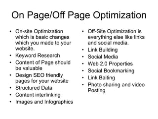 SEO Tutorial For Beginners | PPT