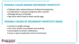 What is secondary infertility and its solution | PPTX