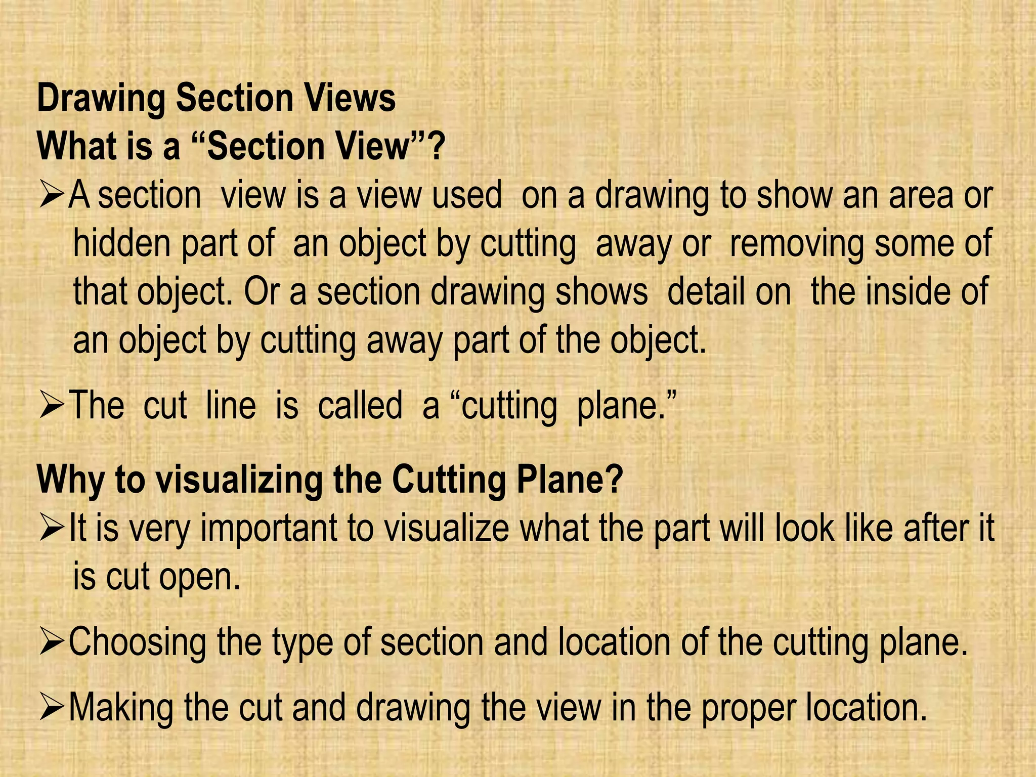 What is section views | PPTX