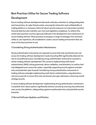 What is Secured Trading Software Development.pdf