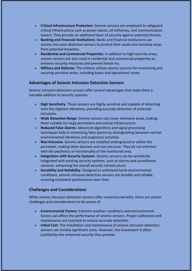 What is Seismic Intrusion Detection Sensors and there use.pdf