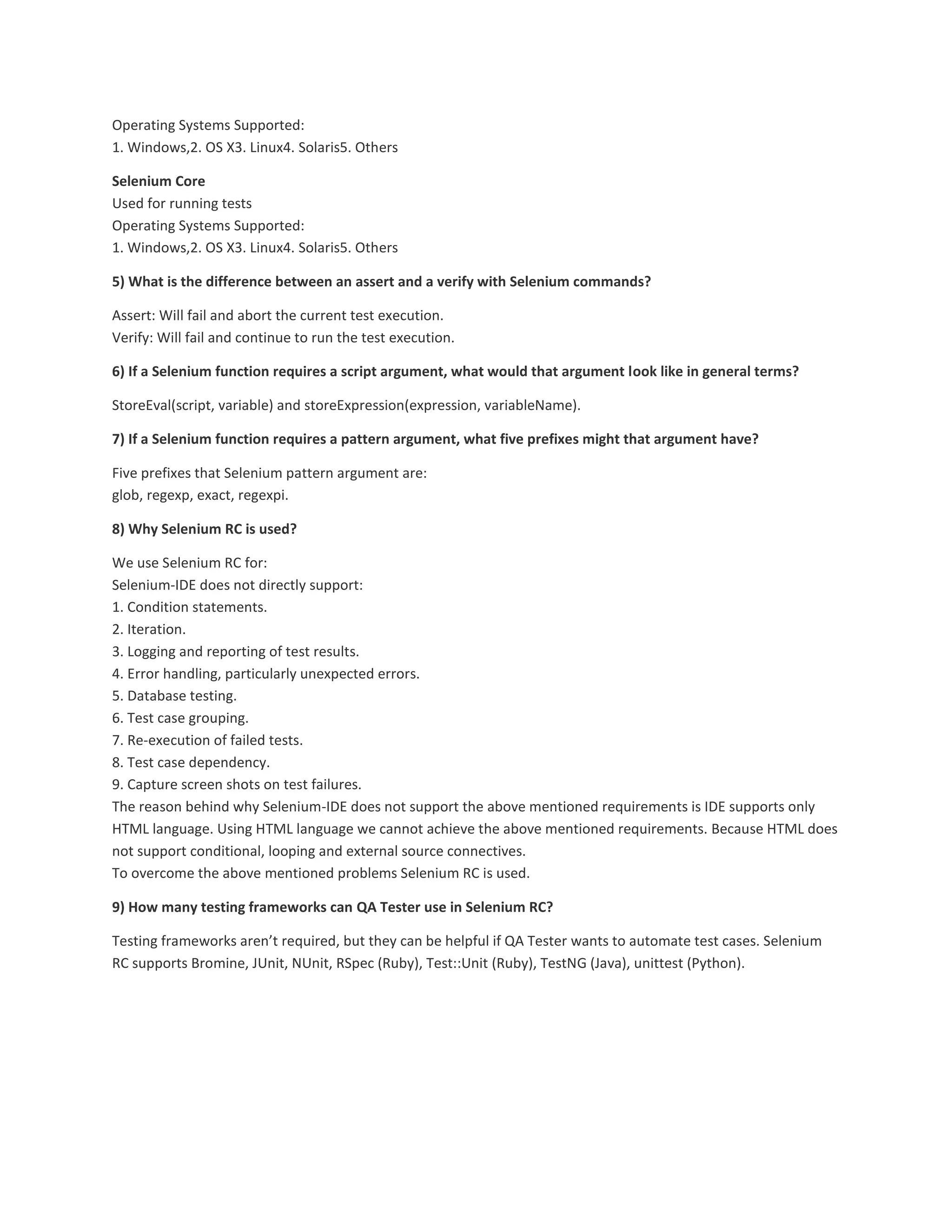 What is selenium | DOCX