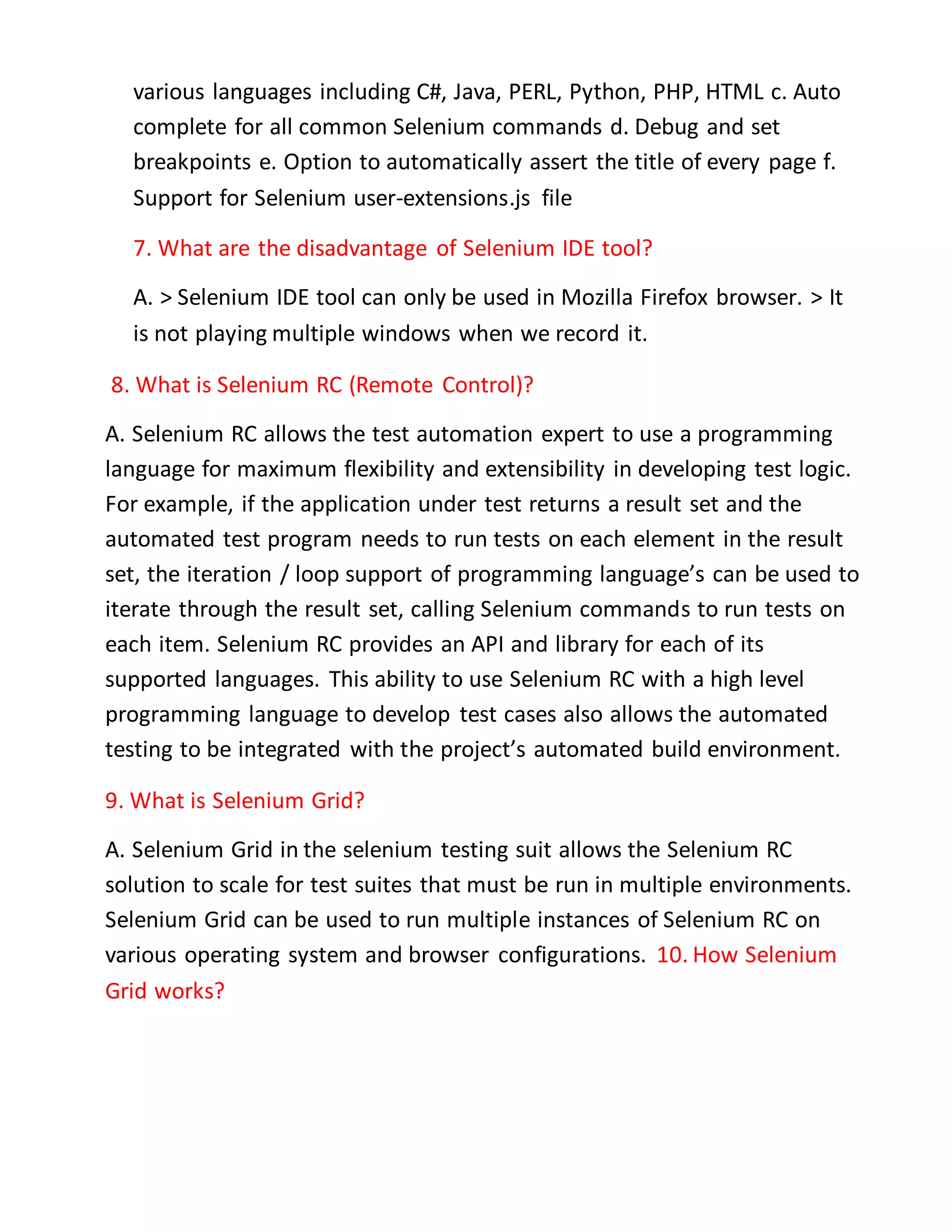 What is selenium | PDF