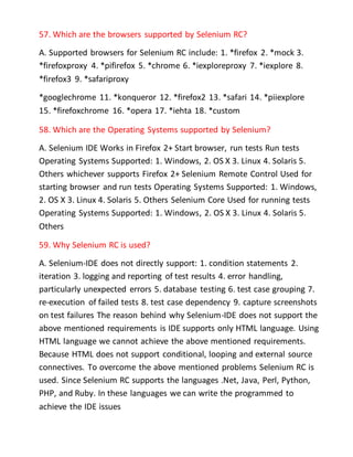 What is selenium | PDF