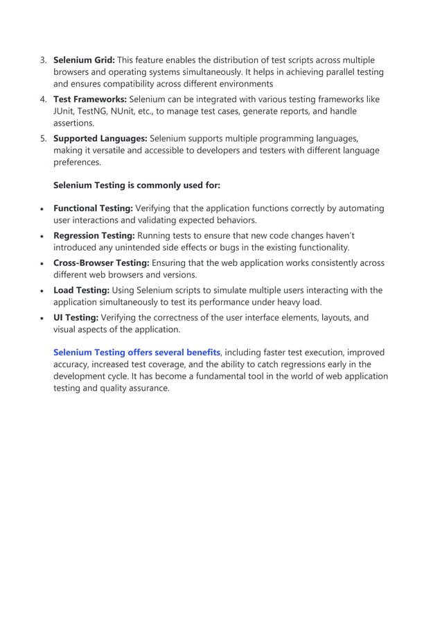 What is Selenium Testing.pdf What is Selenium Testing.pdf