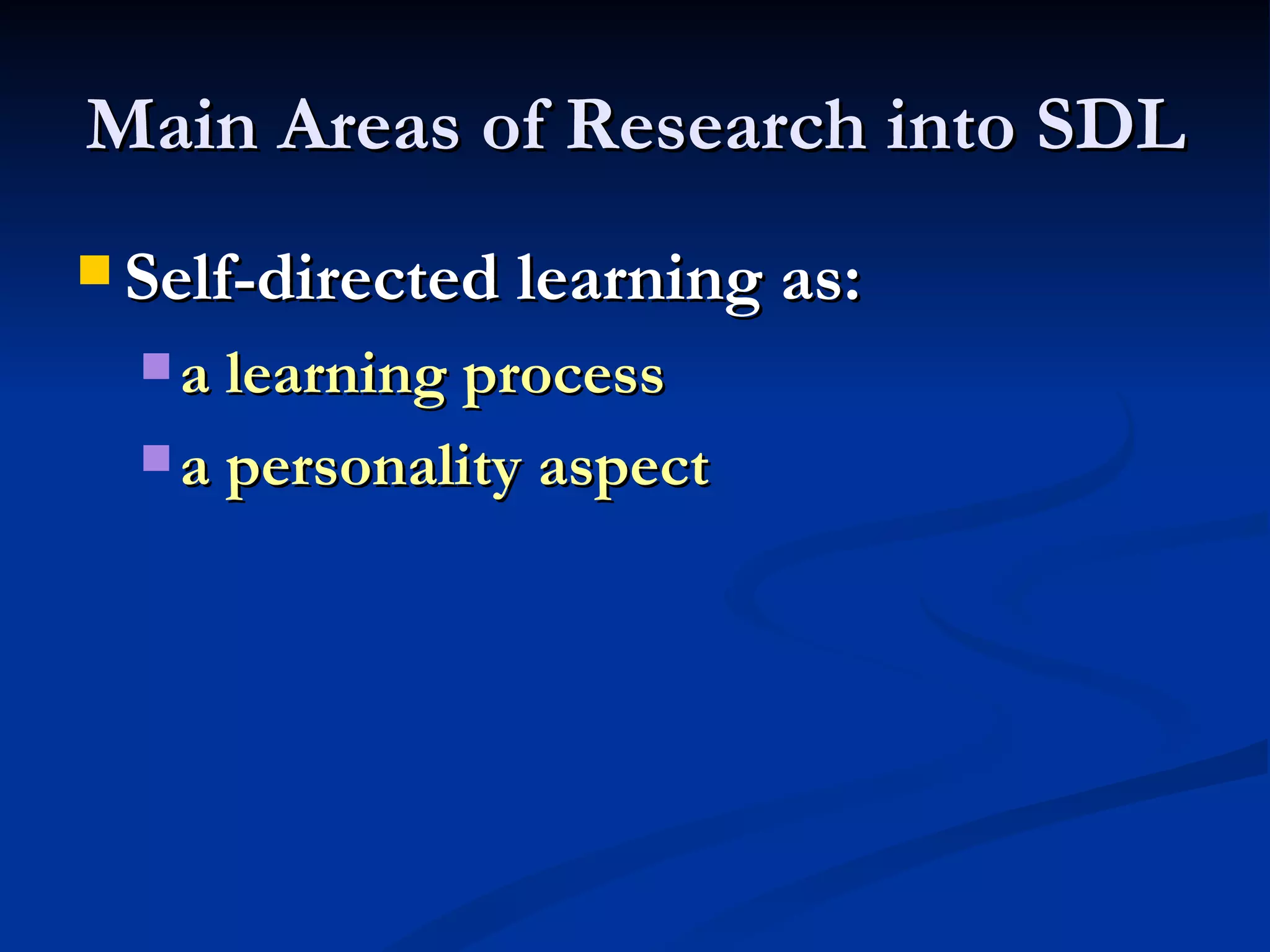 What Is Self Directed Learning | PPT