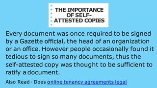 What is Self Attestation.pptx