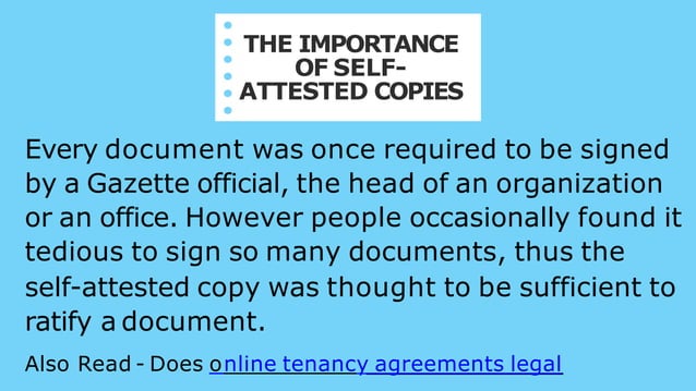 What is Self Attestation.pptx | Law