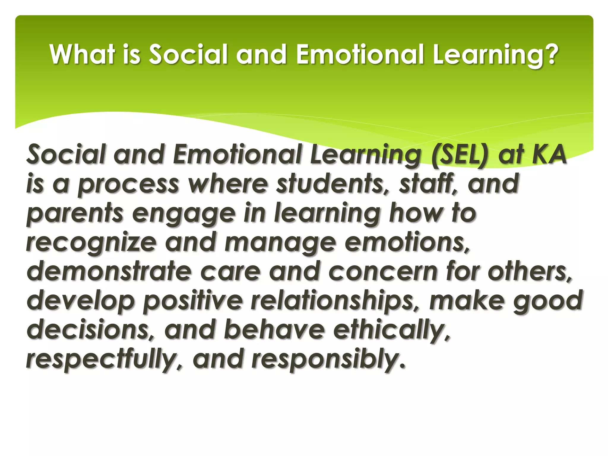 What is Socio-Emotional Learning? | PPTX