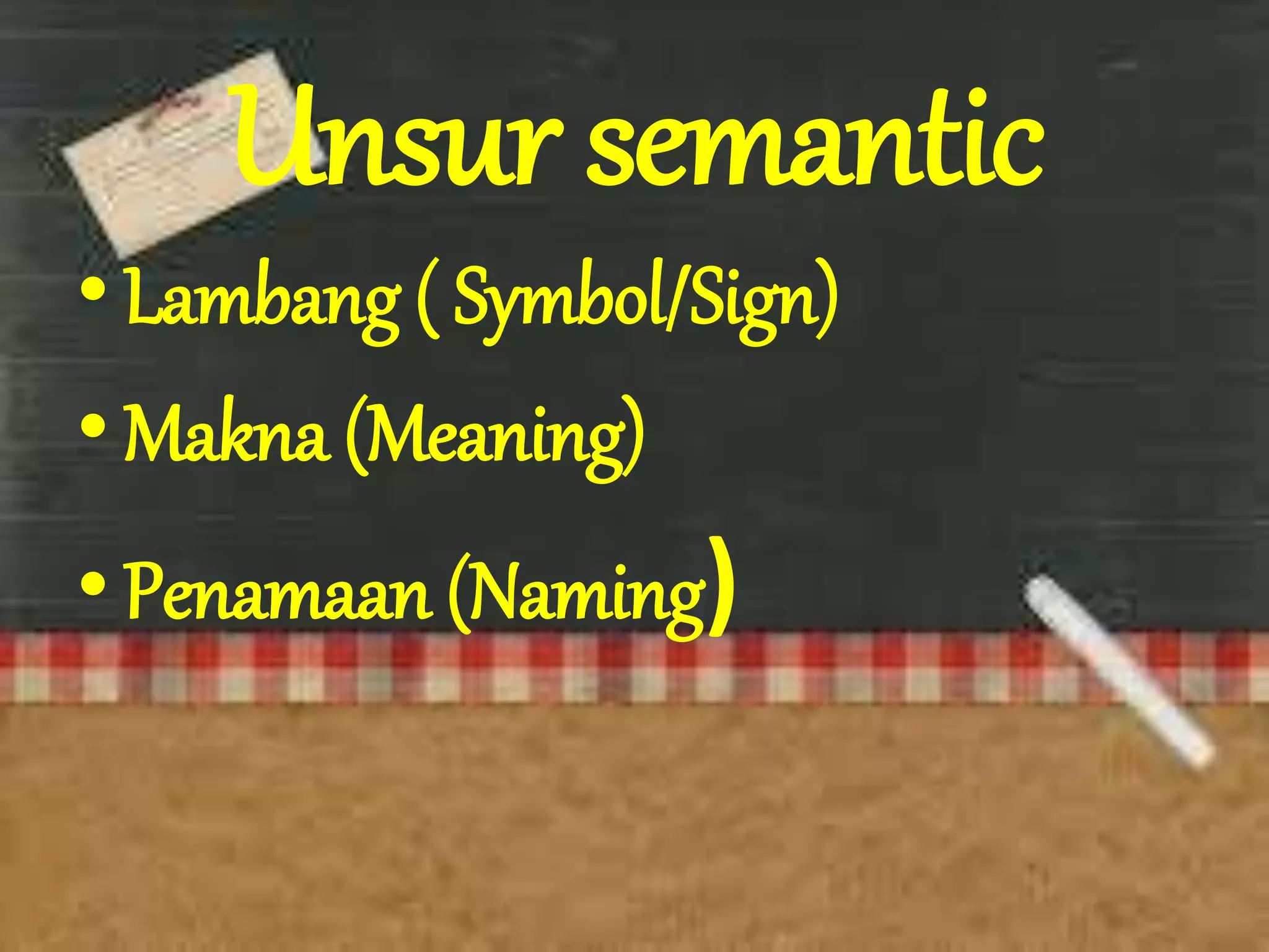 What is semantics | PPTX